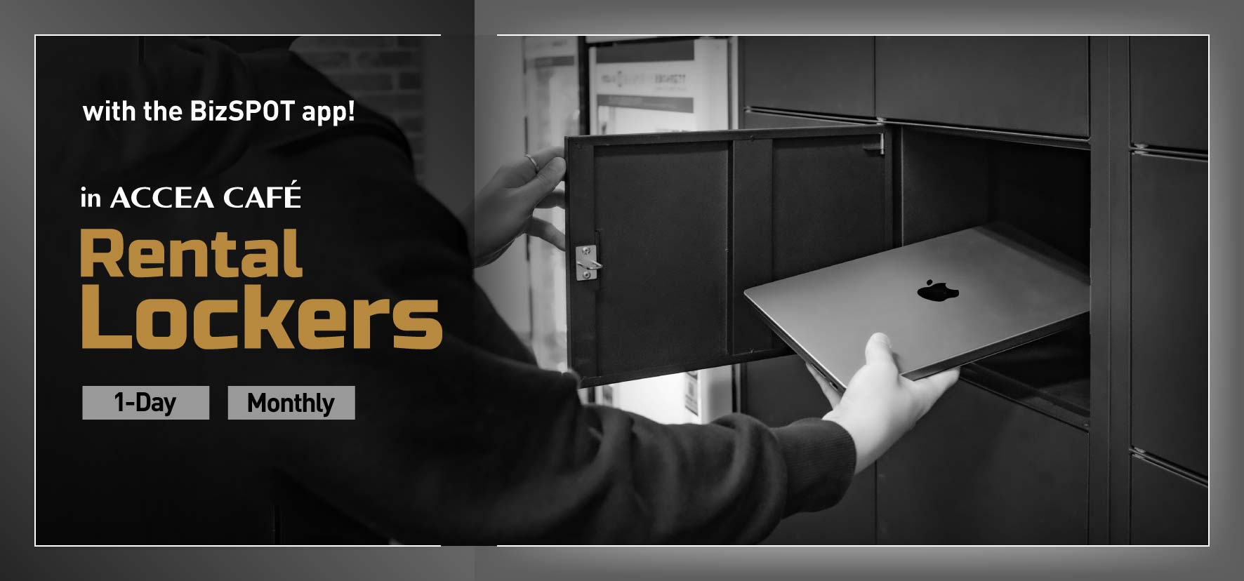 How to Use the Lockers in the Cafe | A free business matching app, BizSPOT